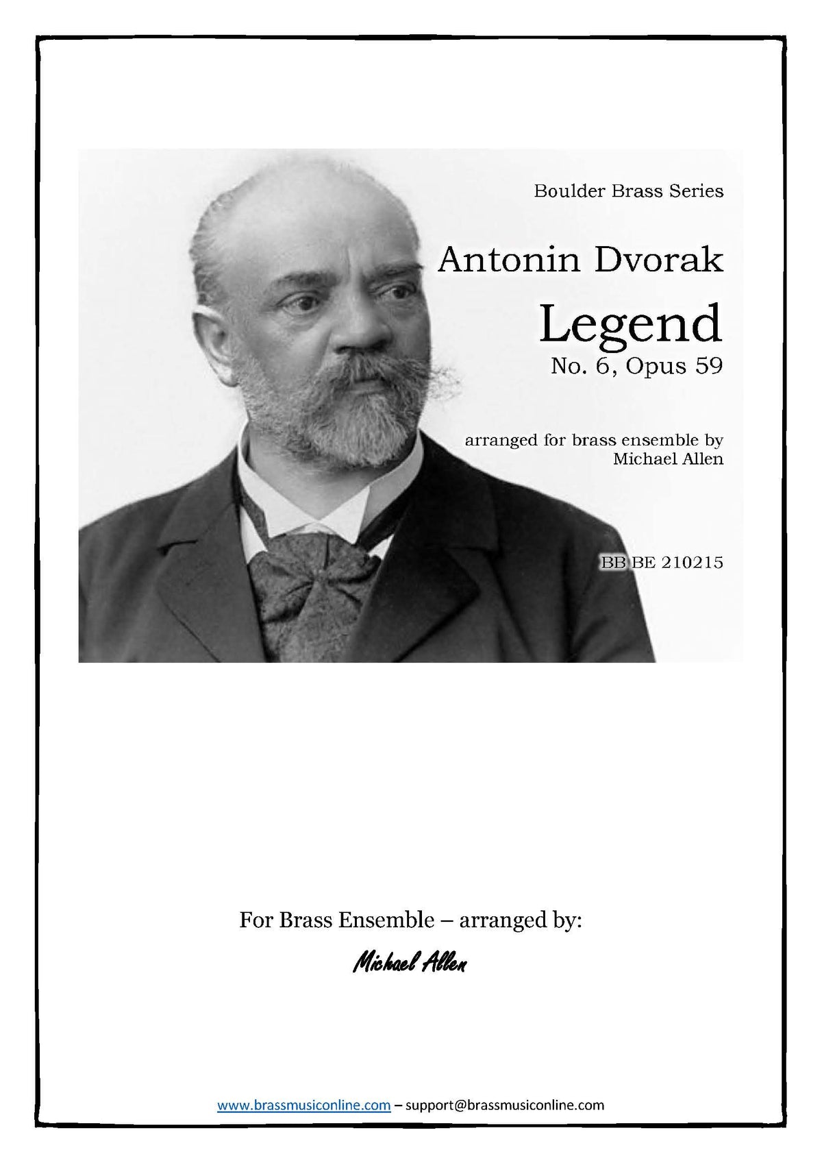 Dvorak - Legend No. 6 - Brass Ensemble– Brass Music Online