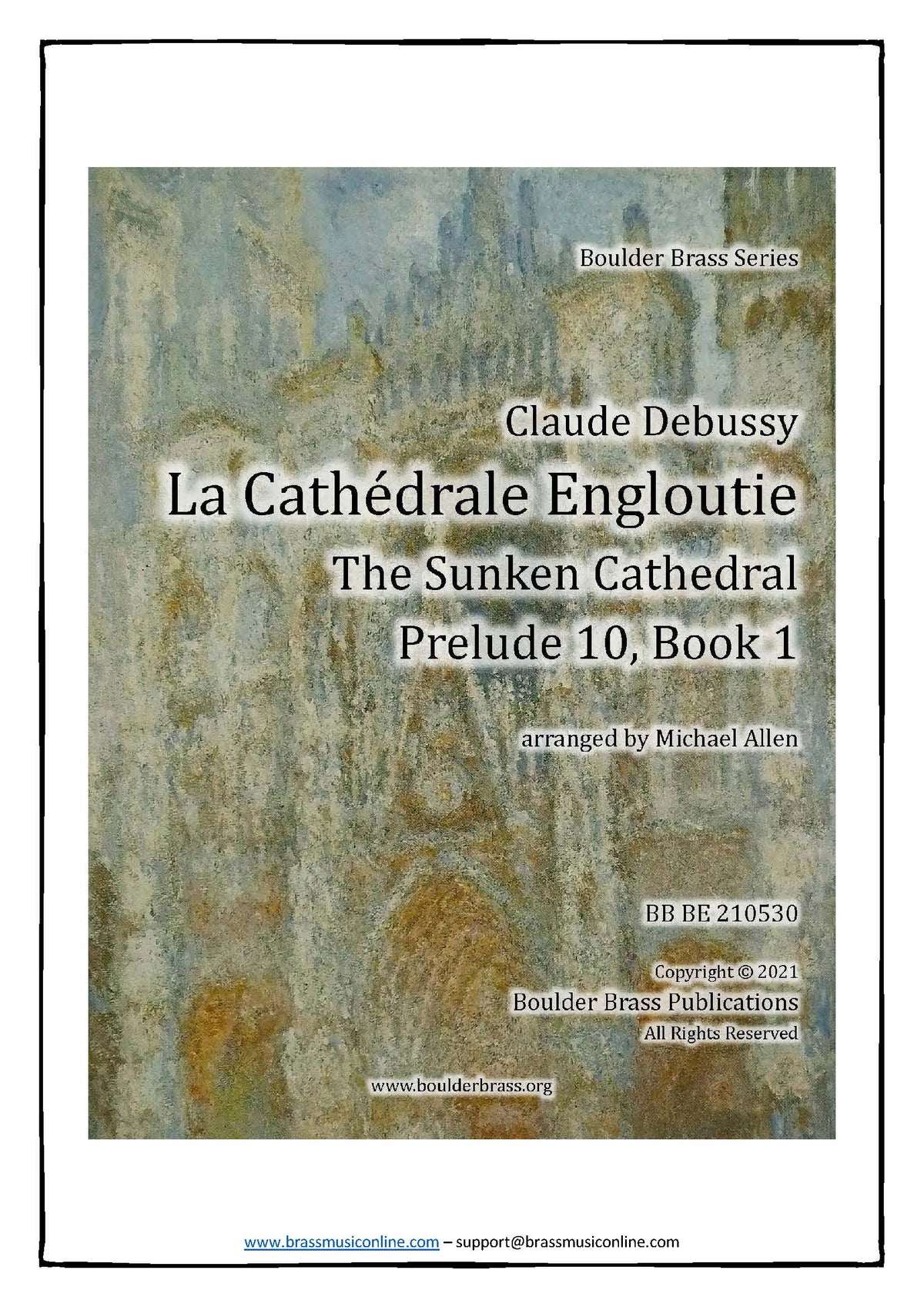 Debussy - La Cathedrale Engloutie - Brass Ensemble– Brass Music Online