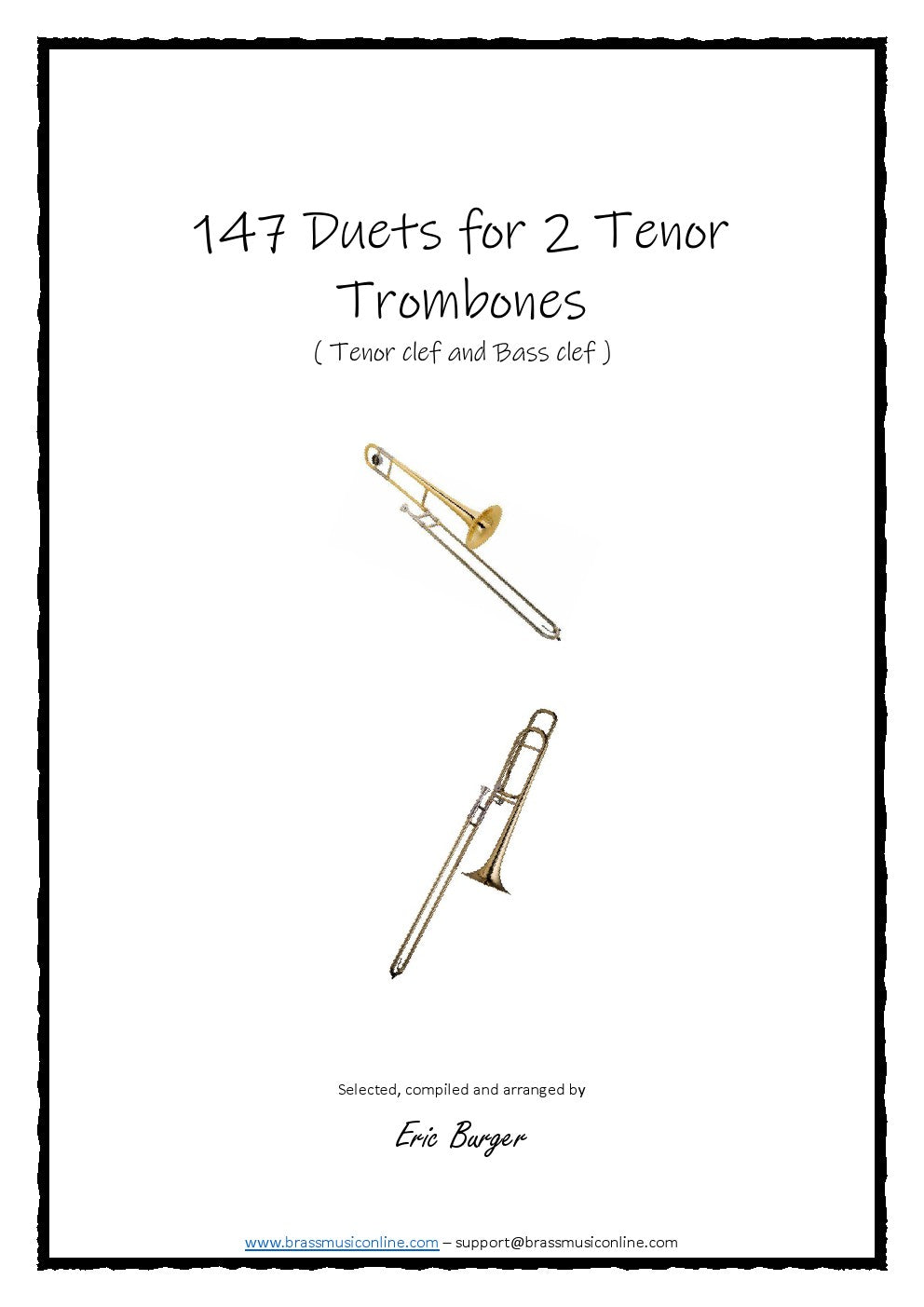 147 Tenor Trombone Duets - Tenor and bass clef– Brass Music Online