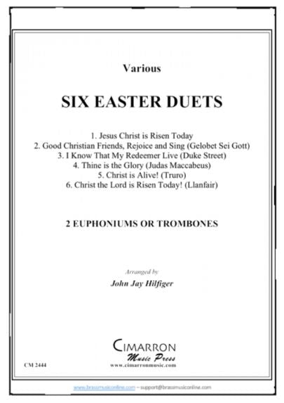 Various - Six Easter Duets - 2Euphoniums and Trombones– Brass Music Online