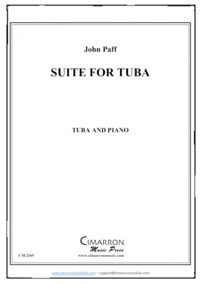 Paff - Suite for Tuba - Tuba and Piano– Brass Music Online