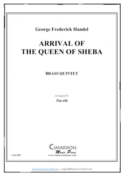 Hände - Arrival of the Queen of Sheba - Brass Quintet– Brass Music Online