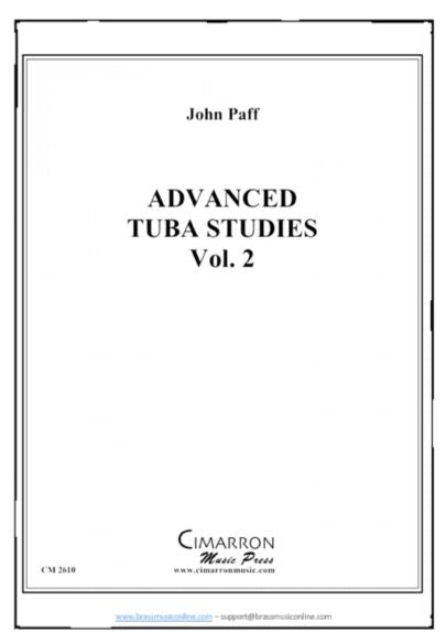 Paff - 40 Advanced Tuba Studies, Vol. 2 - Advanced Tuba Studies– Brass ...