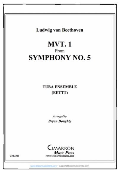 Beethoven - Mvt. 1 from "Symphony No. 5" - Tuba ensemble (EETTT)– Brass ...