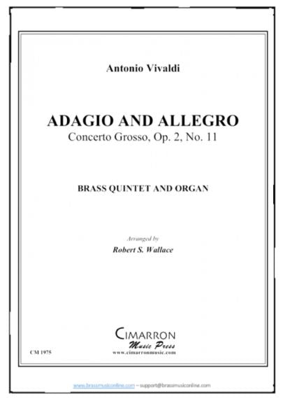 Vivaldi - Adagio and Allegro - Brass Quintet and Organ– Brass Music Online