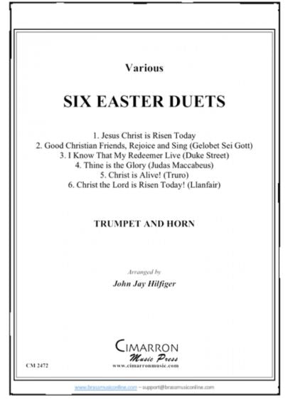 Various - Six Easter Duets - Trumpet and Horn– Brass Music Online