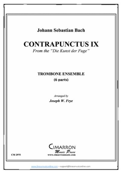 Bach - Contrapunctus IX - Trombone Ensemble– Brass Music Online