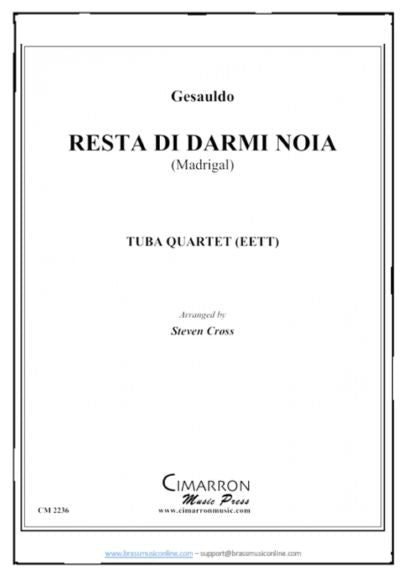 Gesauldo - Resta Di Darmi Noia - Tuba Quartet (EETT)– Brass Music Online