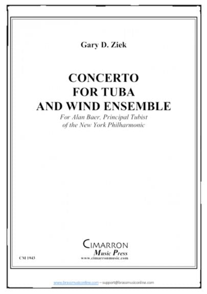 Ziek - Concerto for Tuba and Wind Band– Brass Music Online