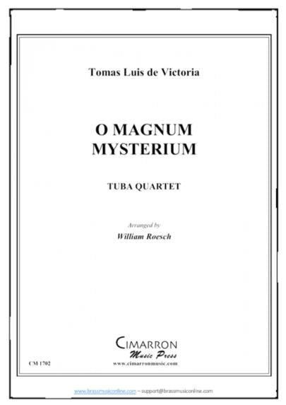 Victoria - O magnum mysterium - Tuba Quartet– Brass Music Online