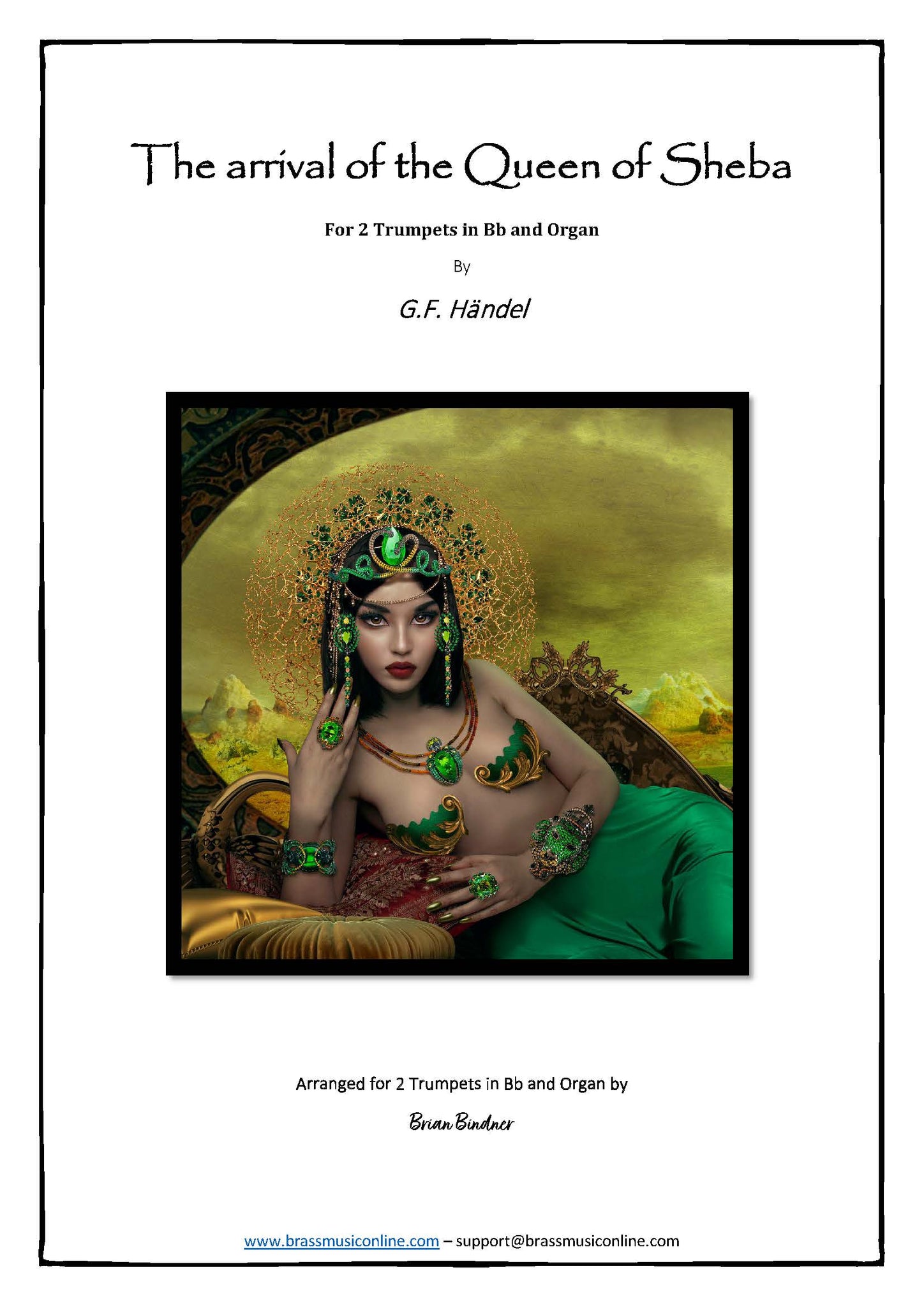 Handel - Arrival of the Queen of Sheba - 2 Trumpets and Organ– Brass ...
