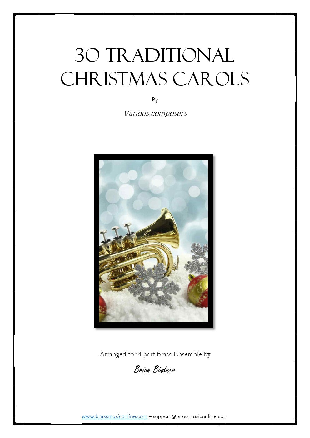 Traditional Christmas – 30 Christmas Carol Favorites for 4-part Brass ...