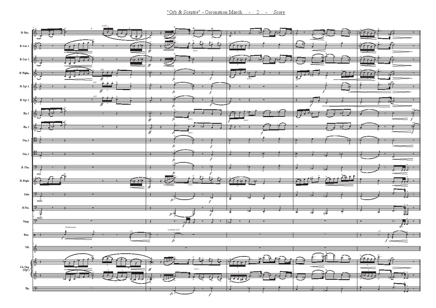 Walton - Orb and Sceptre - Brass Ensemble and Organ– Brass Music Online