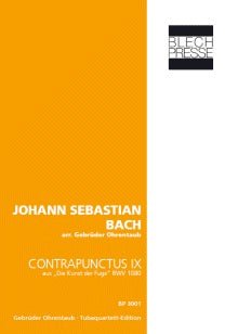 Bach - Contrapunctus IX for Tuba Quartet– Brass Music Online