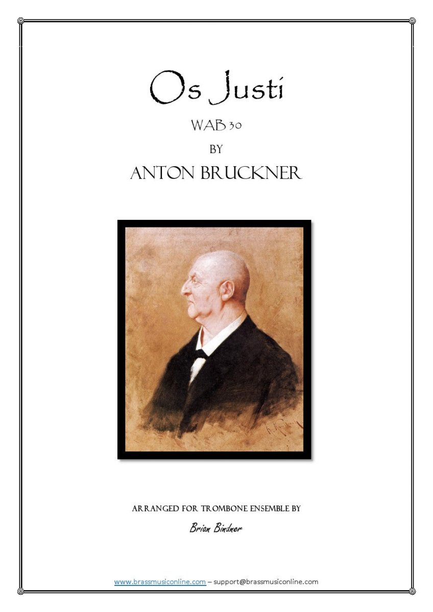 Bruckner - Os Justi - Trombone Octet– Brass Music Online